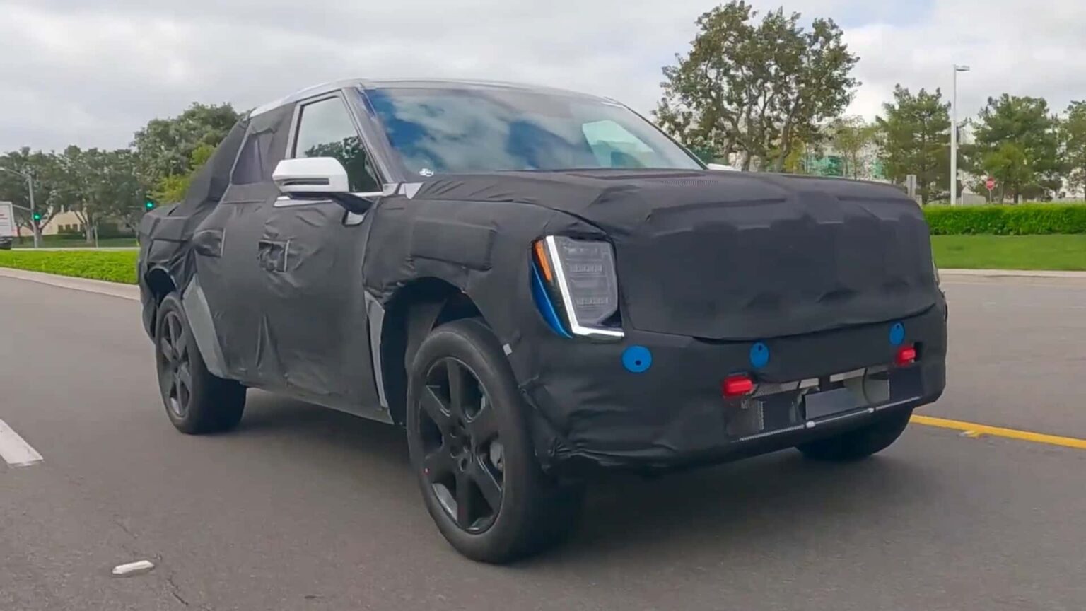 Kia Electric Truck Spotted Testing in America - All New KIA